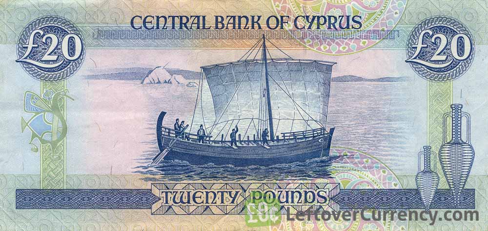 20 Cypriot Pounds series 1992 - Exchange yours for cash today