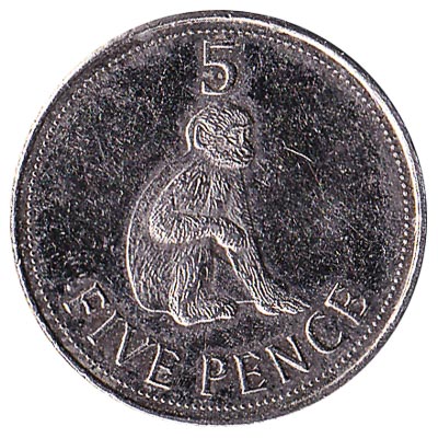 5 Pence coin Gibraltar - Exchange yours for cash today