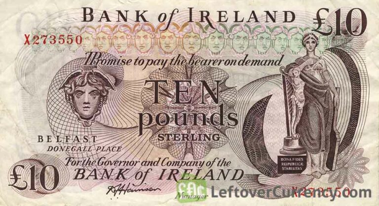 Bank of Ireland 20 Pounds (Queen's University) - exchange yours