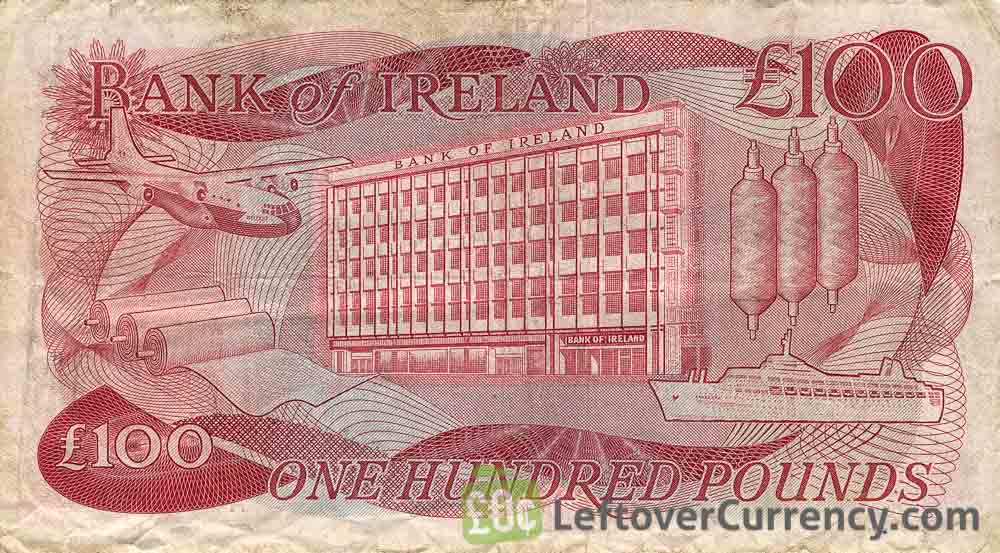 Bank of Ireland 100 Pounds (Mercury) - Exchange yours for cash