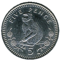 5 Pence coin Gibraltar - Exchange yours for cash today