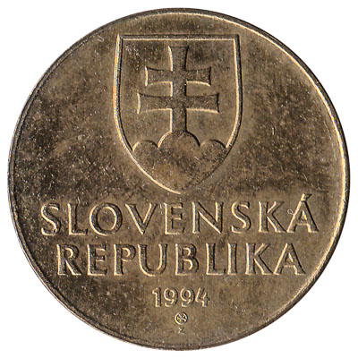 10 Slovak Koruna (gold-coloured) - Exchange yours for cash today