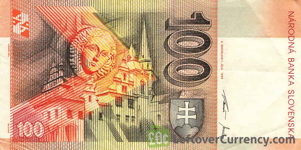 100 Slovak Koruna (Levoca) - Exchange yours for cash today