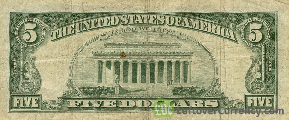 5 American Dollars series 1950 - Exchange yours for cash today