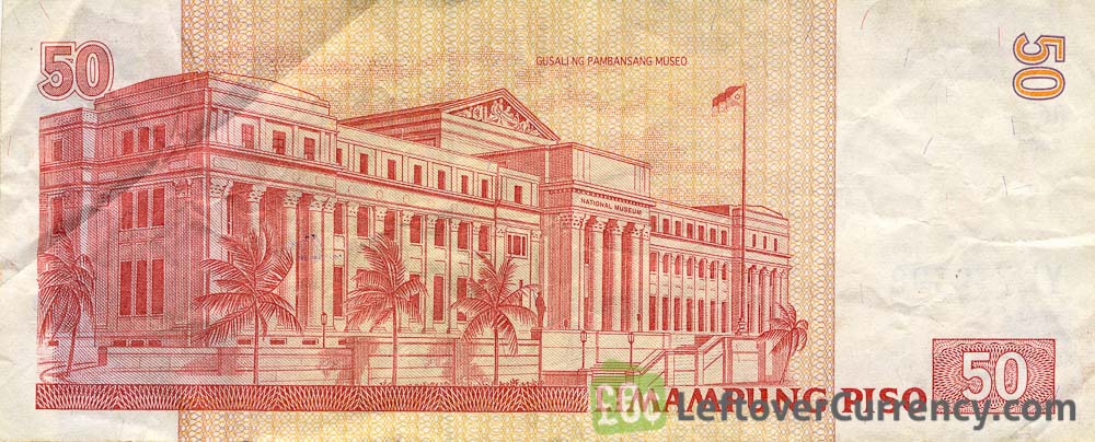 50 Philippine Peso (Sergio Osmena) - Exchange yours for cash