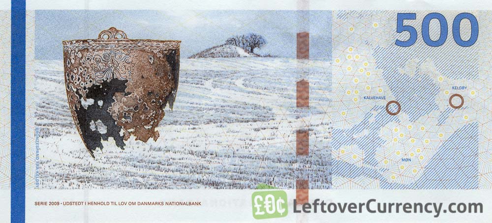 500 Danish Kroner (Bridges of Denmark series) - exchange yours