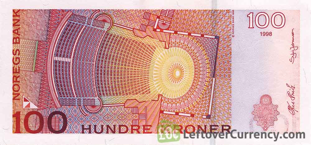 100 Norwegian kroner without hologram strip - Exchange yours today
