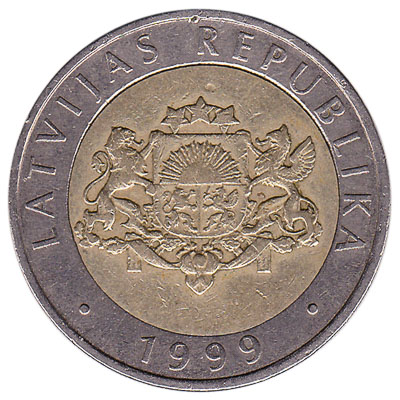 2 Lati coin Latvia - Exchange yours for cash today