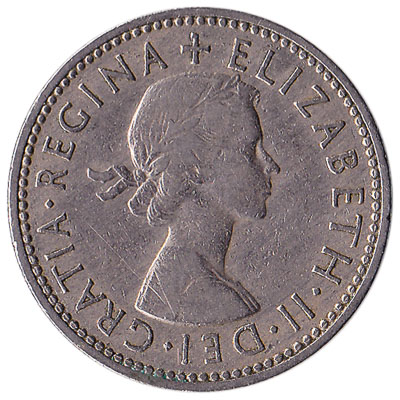 British predecimal one shilling coin - Exchange yours for cash today