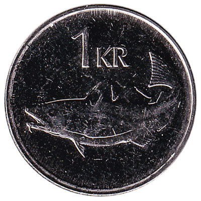 1 Icelandic Krona coin - Exchange yours for cash today