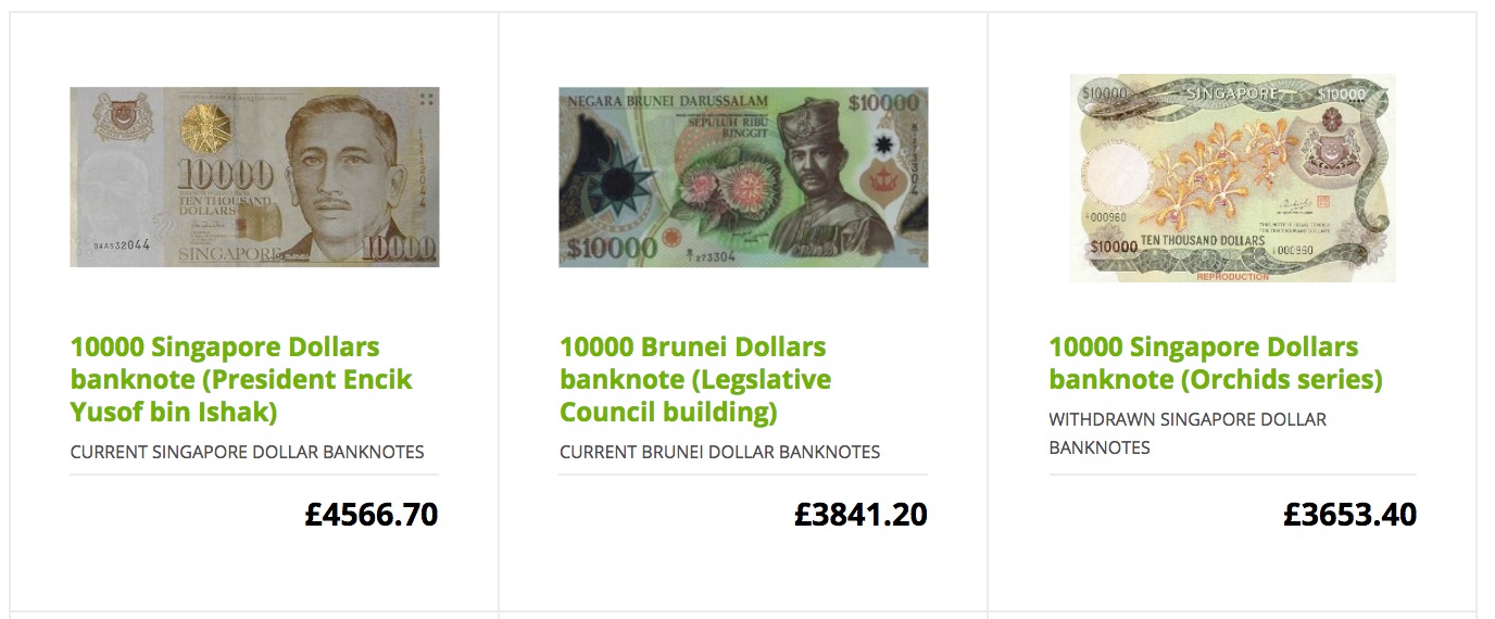 Leftover Currency - Top-5 Most Valuable Banknotes