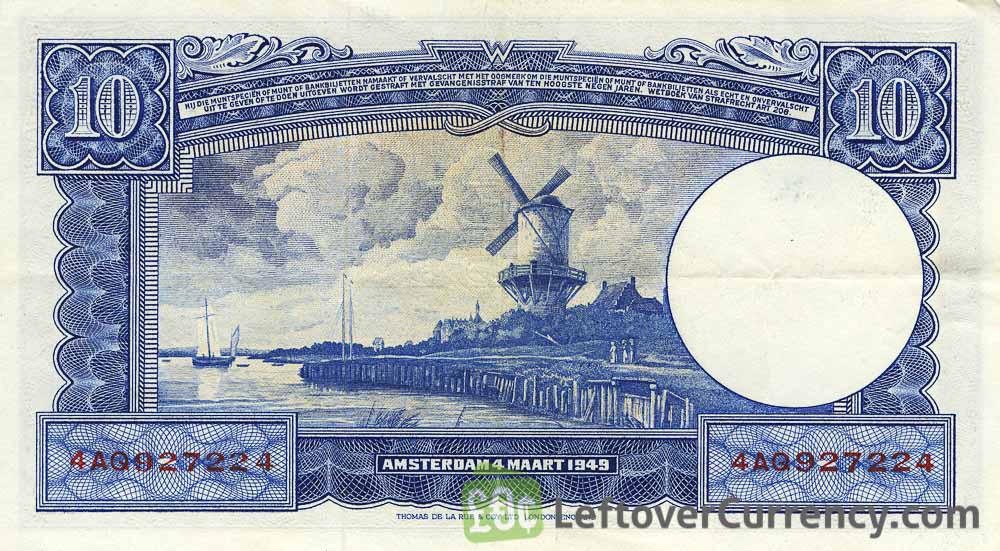 10 Dutch Guilders banknote (Willem I) - Exchange yours for cash today