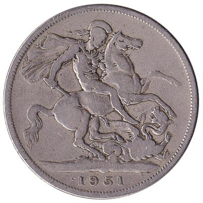 5 Shillings coin Festival of Britain Crown 1951 - Exchange yours