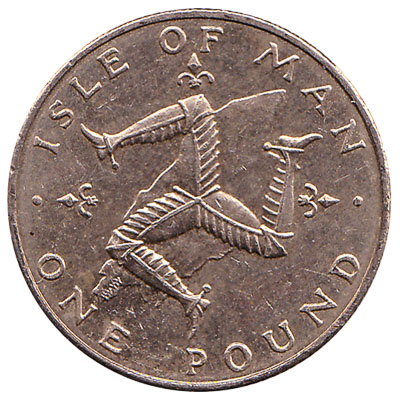 1 Pound coin Isle of Man (old style) - Exchange yours for cash today