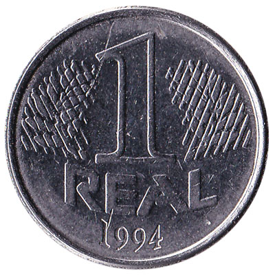 Brazil 1 Real coin first series - Exchange yours for cash today
