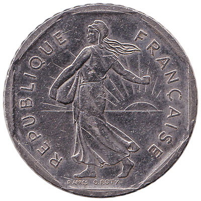 France 2 Franc coin - Exchange yours for cash today