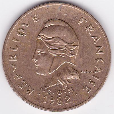 100 CFP francs coin Polynésie Française - Exchange yours for cash