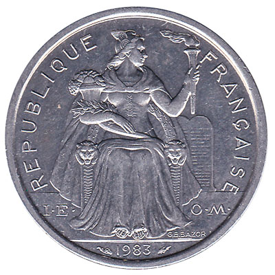 2 CFP francs coin Polynésie Française - Exchange yours for cash today
