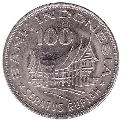 Indonesia 100 Rupiah coin (forestry for prosperity) - Exchange yours