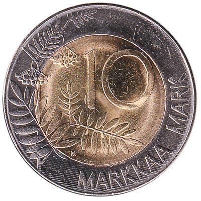 10 markkaa coin Finland - Exchange yours for cash today