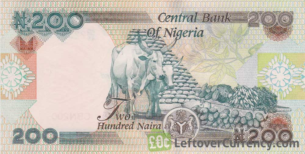 200 Nigerian Naira banknote (Ahmadu Bello) - Exchange yours for cash
