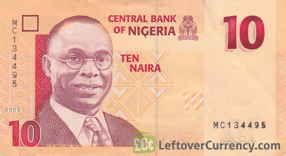 10 Nigerian Naira paper banknote (Alvan Ikoku) - Exchange yours today
